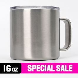 Mug Stainless Steel 16 Oz, Tumblers, Thermos, Cups, Glass, Bottle