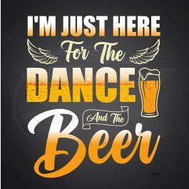 DTF-219 The Beer Dance 10 x 12 Inches