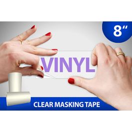 Clear Masking Tape 8 Inch