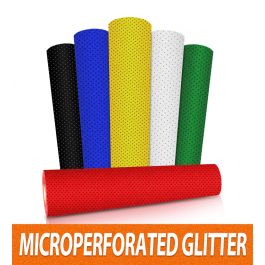 Glitter Perforated Vinyl