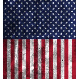 American Flag Dirty Sign Vinyl