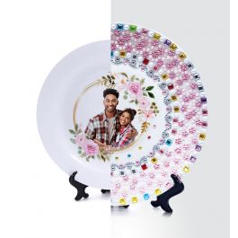 Sublimation Ceramic Plate with Stand
