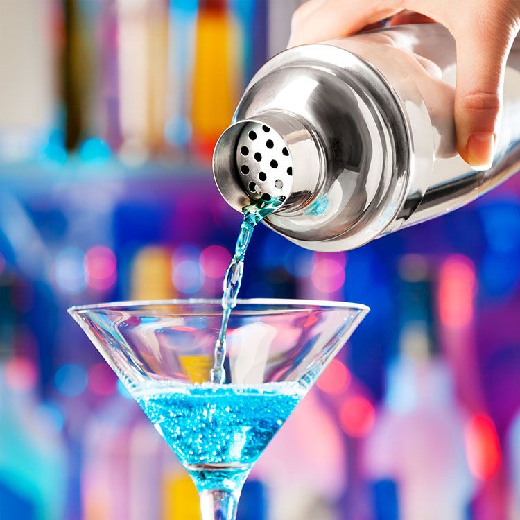 Cocktail Shaker Pouring