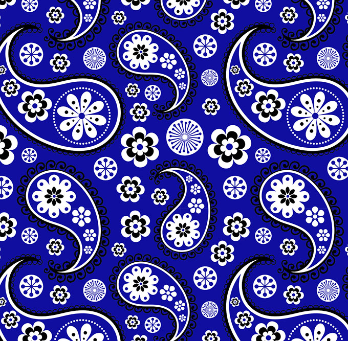 Blue Bandana Design